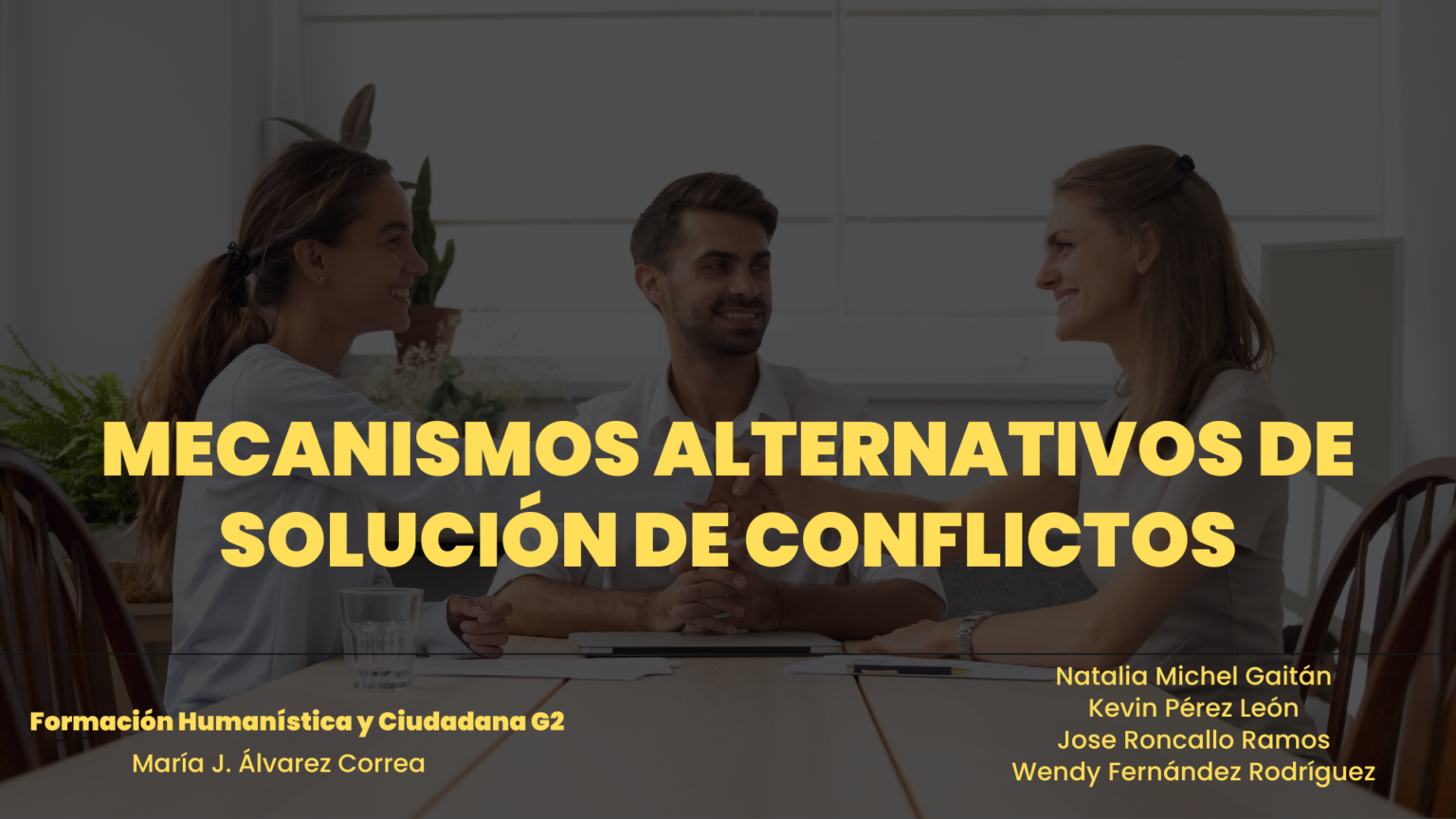 Mecanismos alternativos de solución de conflictos (MASC) – Bloque 10